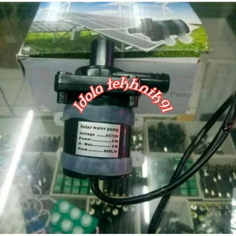 Jual SOLAR PUMP Pompa air mini DC 12 volt MXA 5 meter 8W ,Pompa air ...