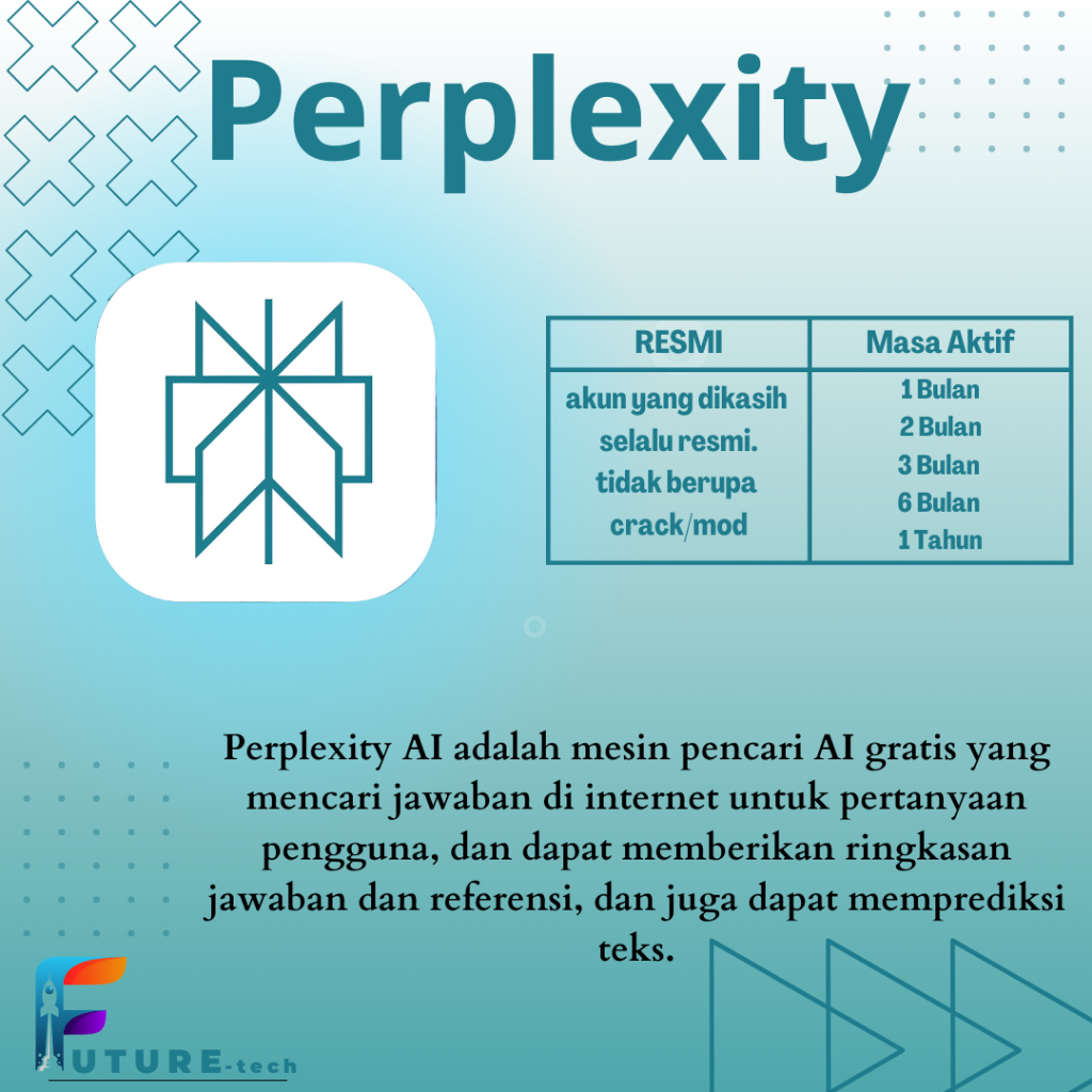 Jual Perplexity Pro | AI gratis yang mencari jawaban di internet untuk ...