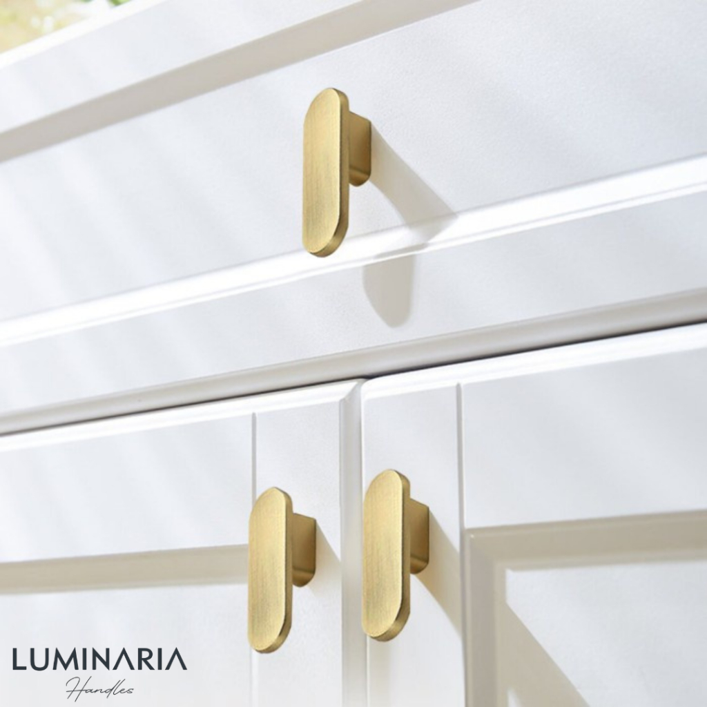 Jual Gagang Gold Handle Brass Finish Knob Single Tarikan Laci Tunggal ...