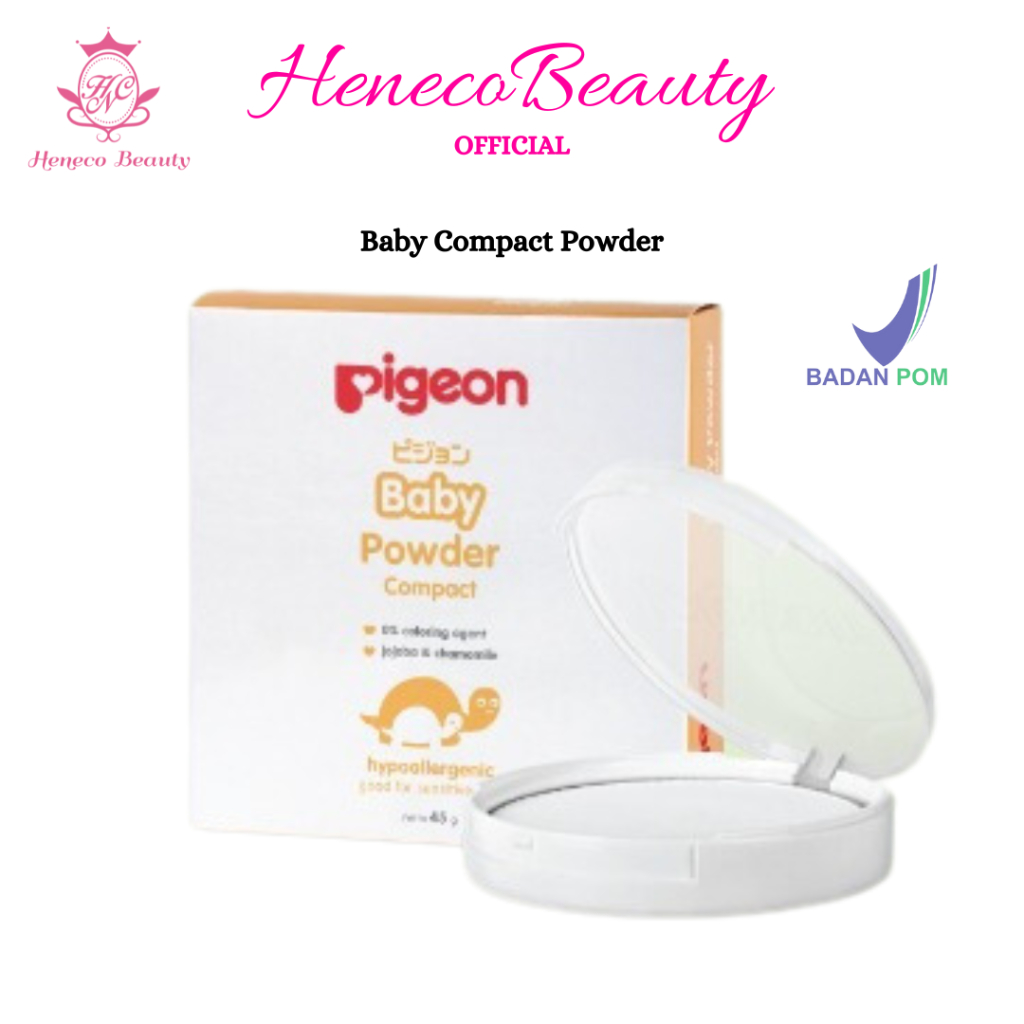 Jual PIGEON BABY Powder Cake Chamomile 45gr White FULL / REFILL - Bedak ...