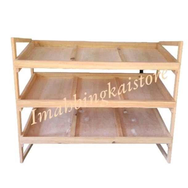 Jual Rak Sayuran/ Rak Buah /Rak Display Makanan/Rak Roti / Rak 3 Susun ...
