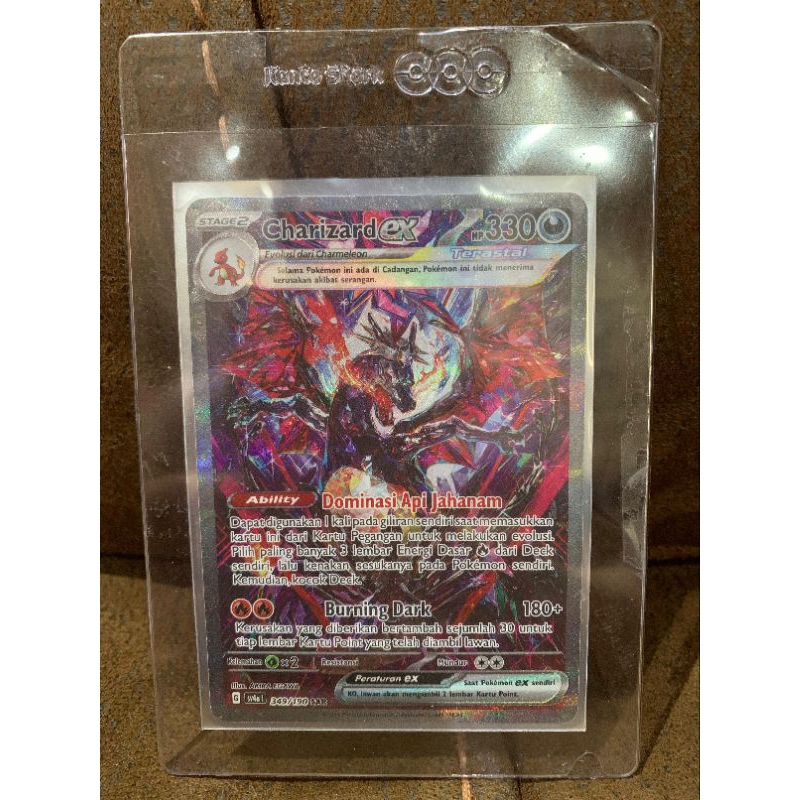 Jual Charizard ex sar sv4a 349/190 Pokemon Card TCG Indonesia Harta Berkilau | Shopee Indonesia