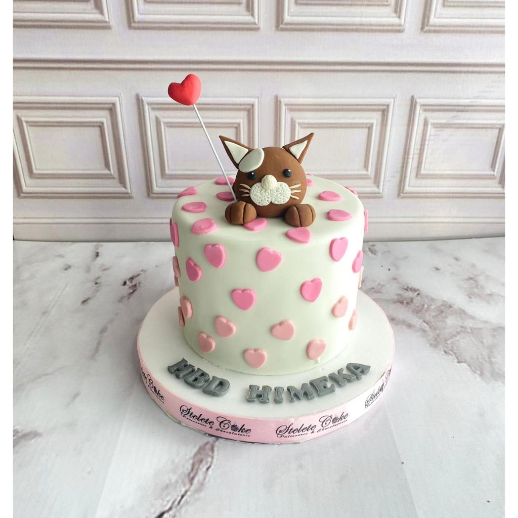 Jual Kue Ulang Tahun/Birthday Cake/Kue Ultah Tema Kucing/Kue Birthday ...