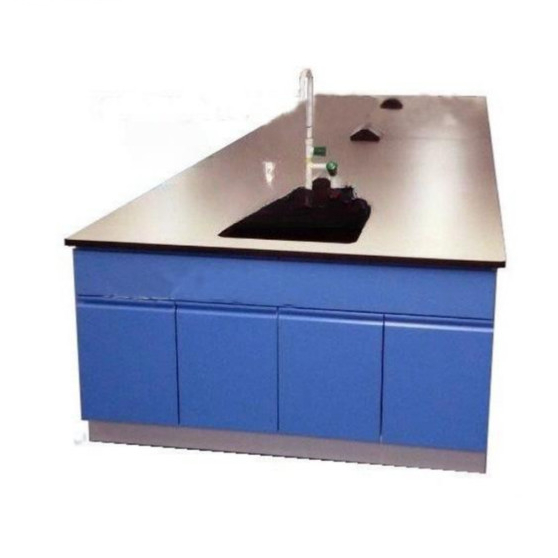 Jual Island Bench Meja Laboratorium Steel Top Table Stainless Steel 304 ...