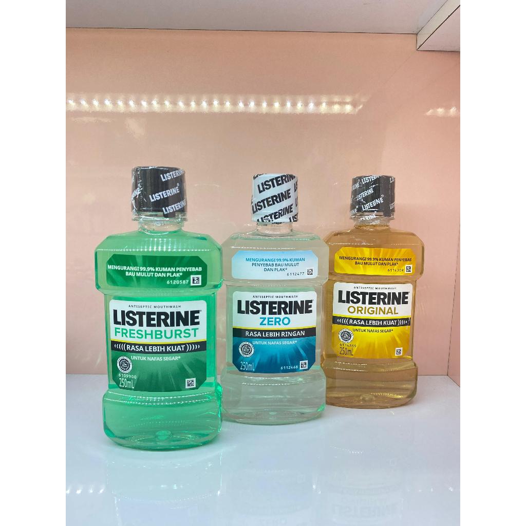 Jual LISTERIN ANTSEPTIC//OBAT KUMUR ANTI SEPTIK 250 ML | Shopee Indonesia