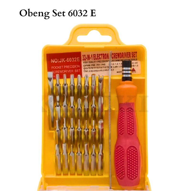 Jual Kiseki Obeng Set Reparasi 32 In 1 multifungsi Nasa Ns-07 / 6032D / 6032E Set Kunci Obeng 32 ...