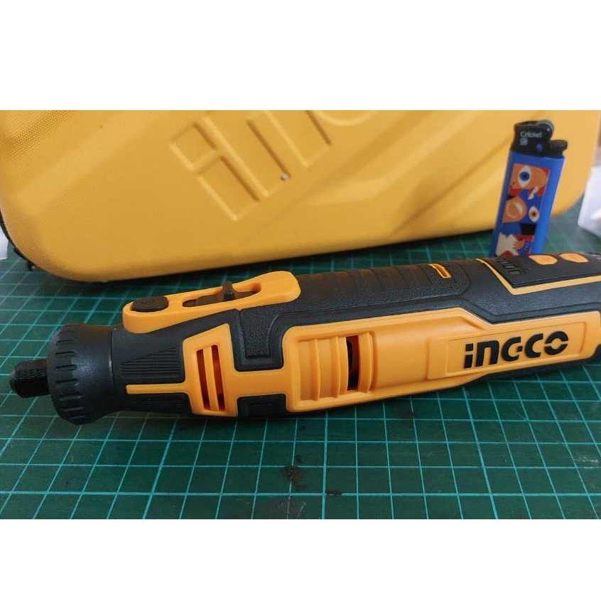 Jual Gerinda Mini Cordless Mini Grinder 8V INGCO CMGLI0801 | Shopee ...