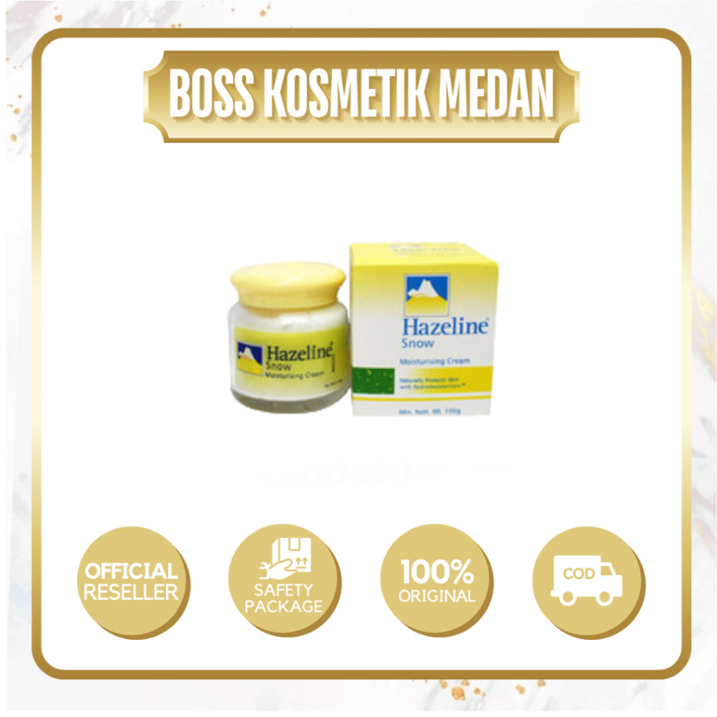 Jual (EXP 2028) Hazeline snow moisturising cream import malaysia 100% ...
