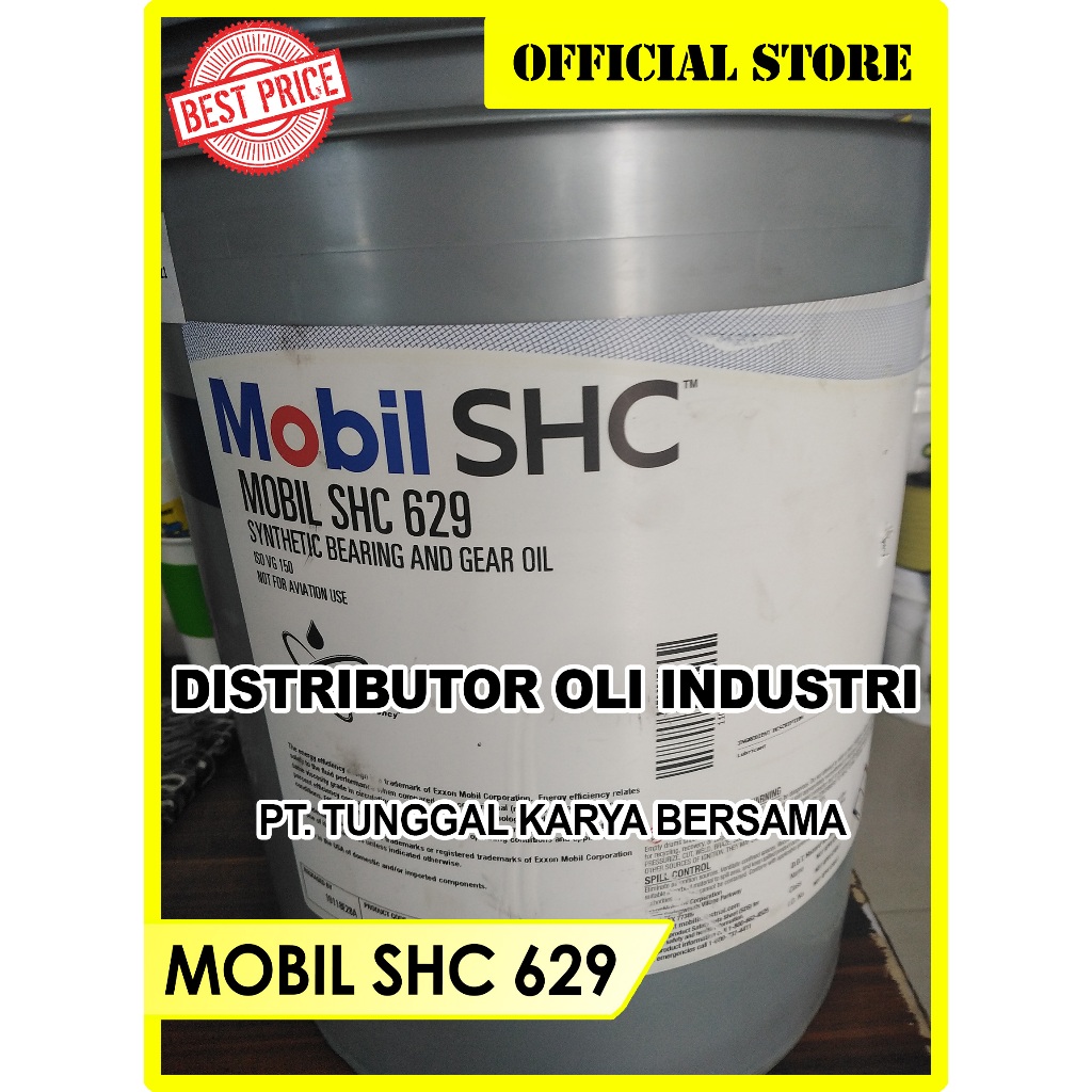 Jual MOBIL SHC 629 ( Oli Sintetik Gear ISO VG 150 - Redy Stock ...