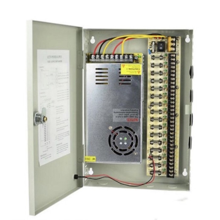 Jual PSU Power supply CCTV 12V 5A/10A/ 20A /30A BOX - 10A BOX - POWER ...