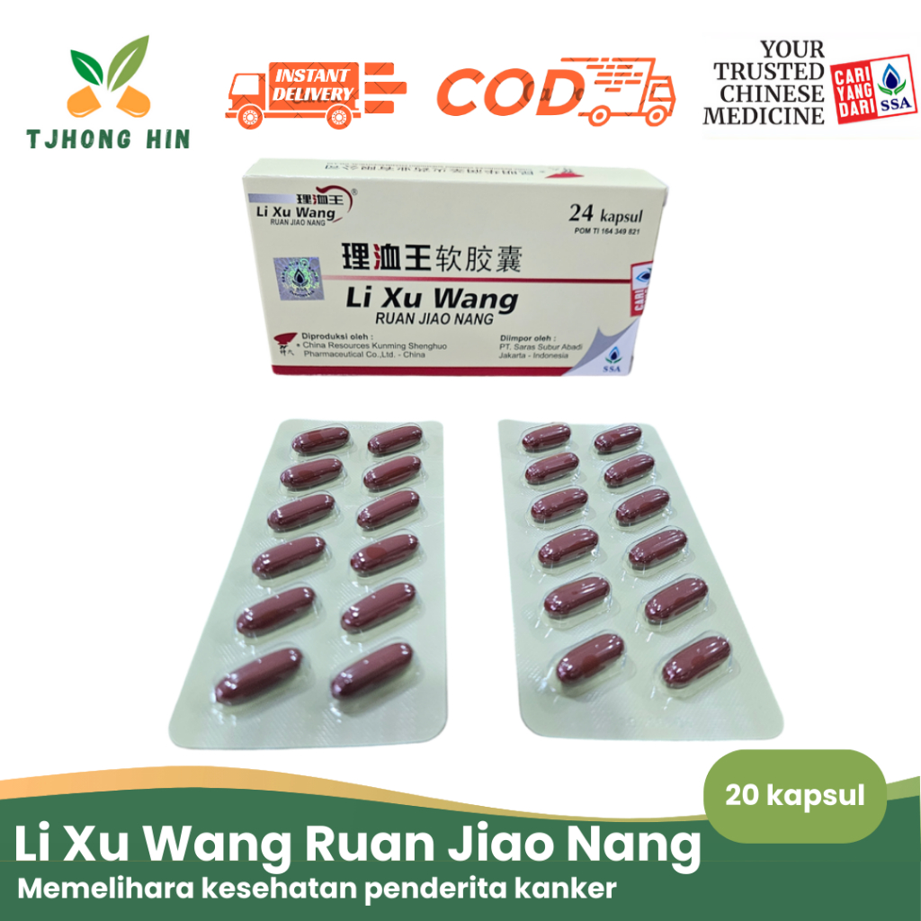 Jual Obat Kolesterol / Li Xu Wang Ruan Jiao Nang isi 24 Kapsul ...