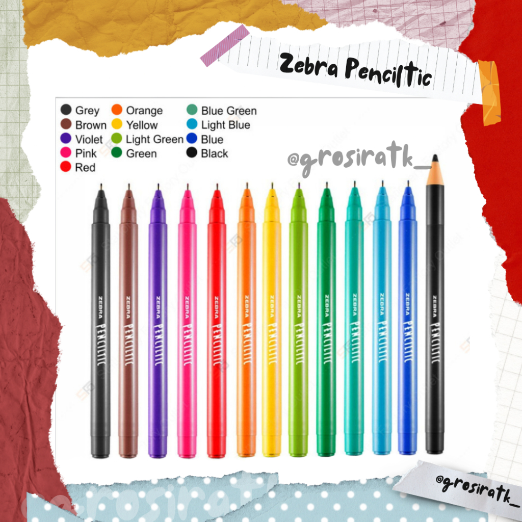 Jual Zebra Penciltic Fineliner 0.4mm Satuan | Shopee Indonesia