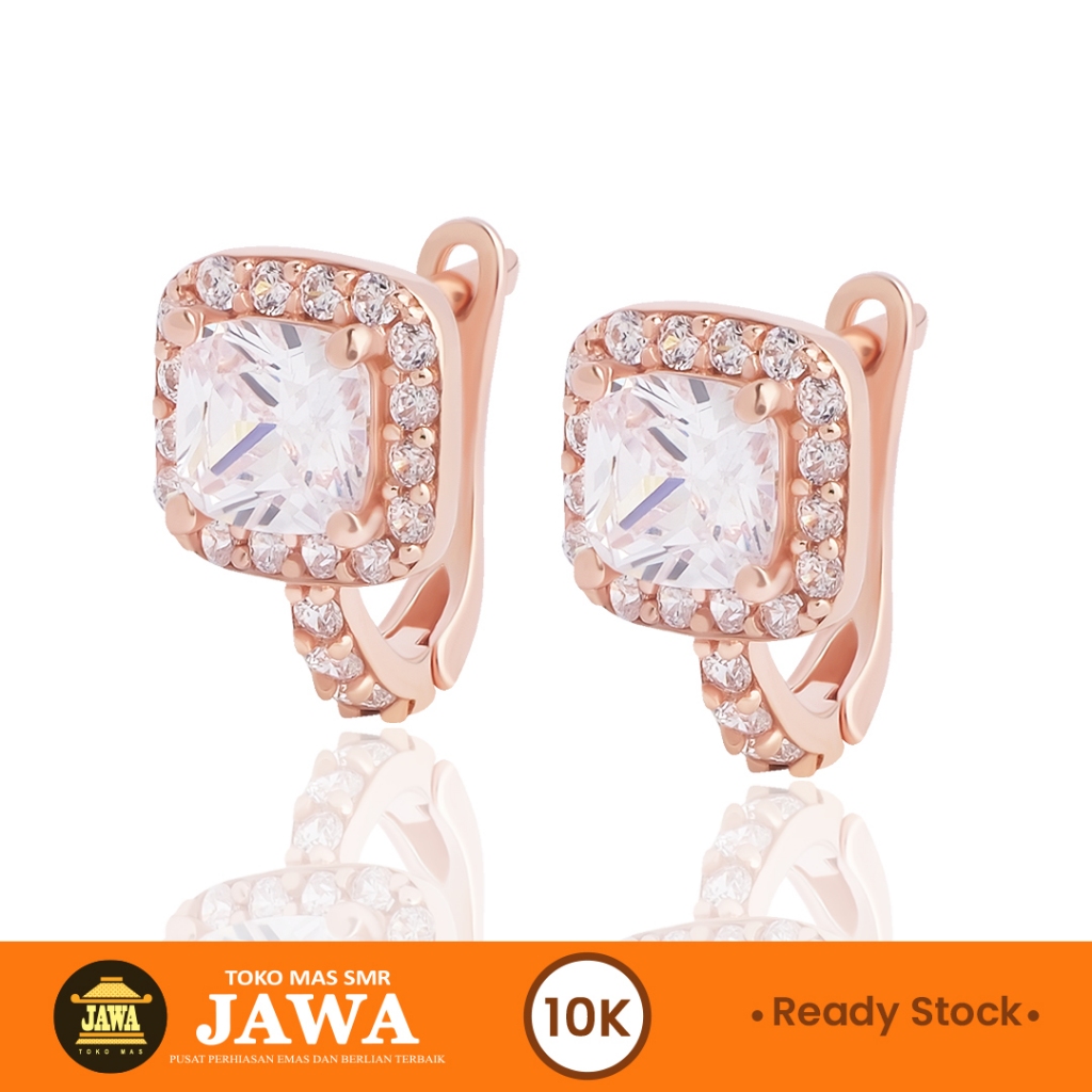 Jual Anting Emas CLARETTA COLLECTION Kadar 10K Toko Mas Jawa | Shopee ...