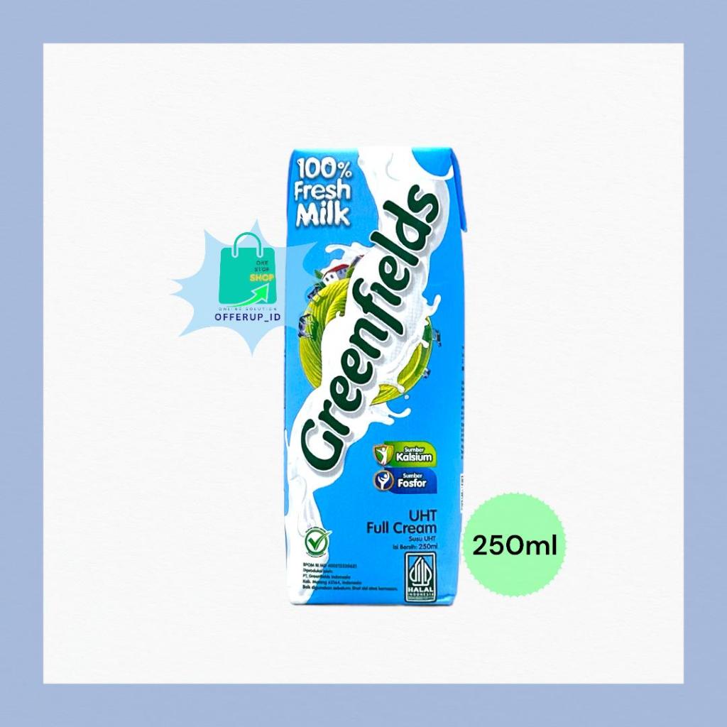 Jual SUSU UHT GREENFIELDS FULL CREAM 250ML CHOCOLATE 250ML | Shopee ...