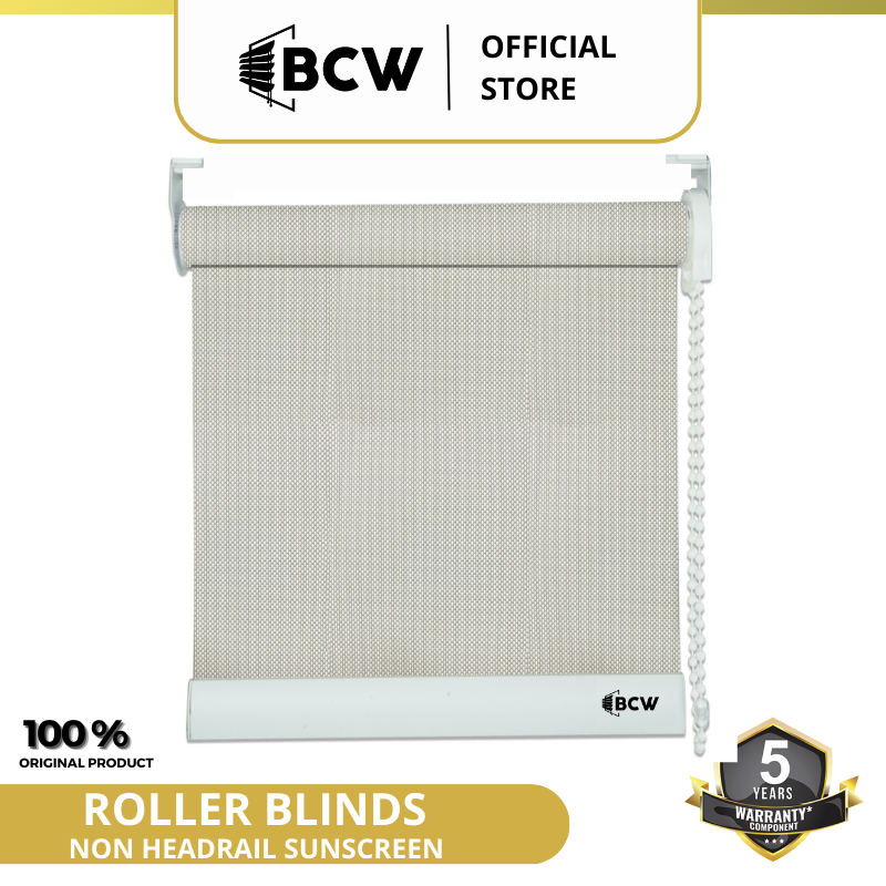 Jual BCW - Roller Blind Indoor Sunscreen Non Headrail - Custom Ukuran ...