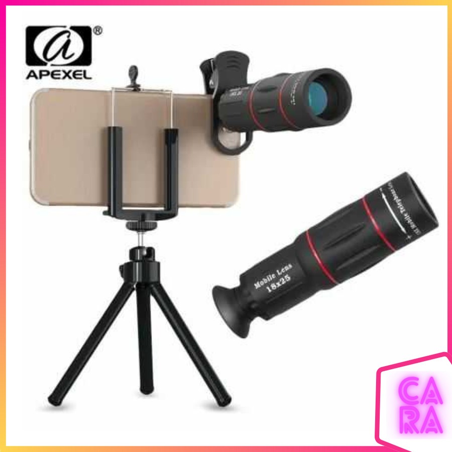 Jual 2in1 Kit Lensa Kamera HP Smartphone iPhone Telephoto 18X with ...