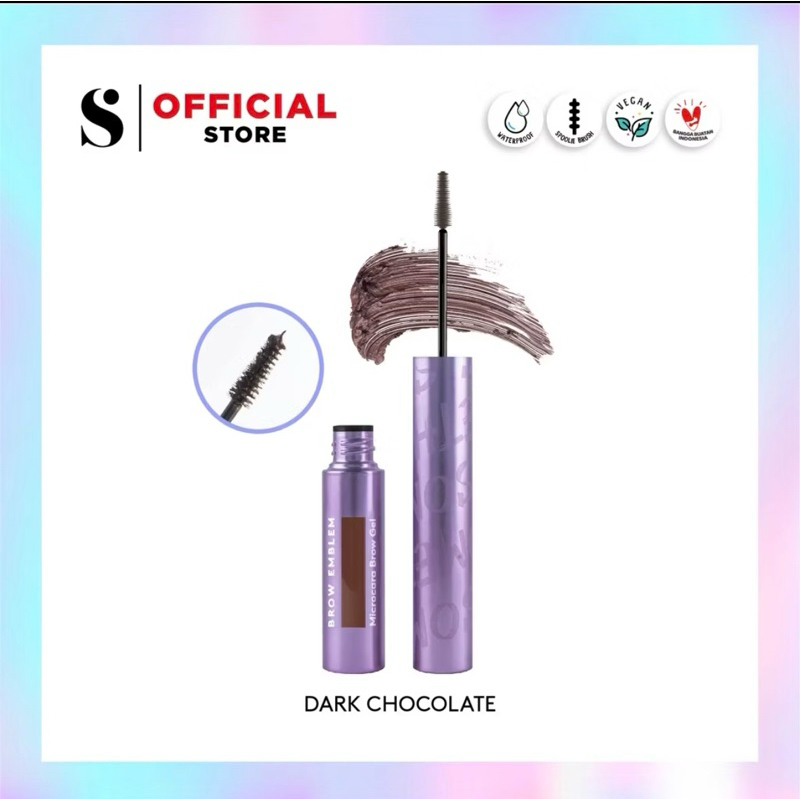 Jual SOMETHINC Brow Emblem Microcara Brow Gel Waterproof - Maskara alis ...