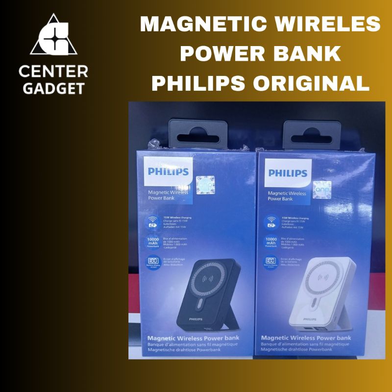 Jual Philips Magnetic Wireles Powerbank (Magsafe) Original dan Baru 100% | Shopee Indonesia