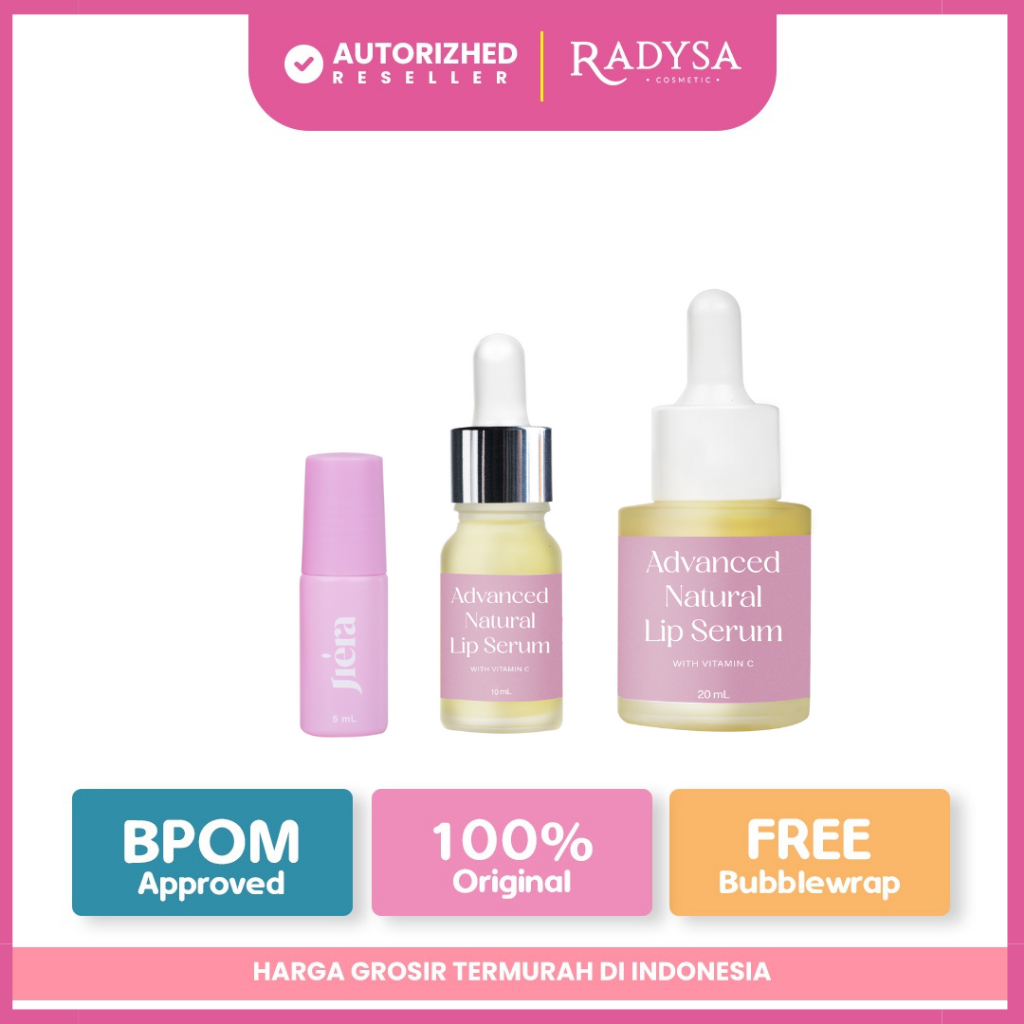 Jual 𝐑𝐀𝐃𝐘𝐒𝐀 - JIERA Advanced Natural Lip Serum & Lip Serum Roll On with ...