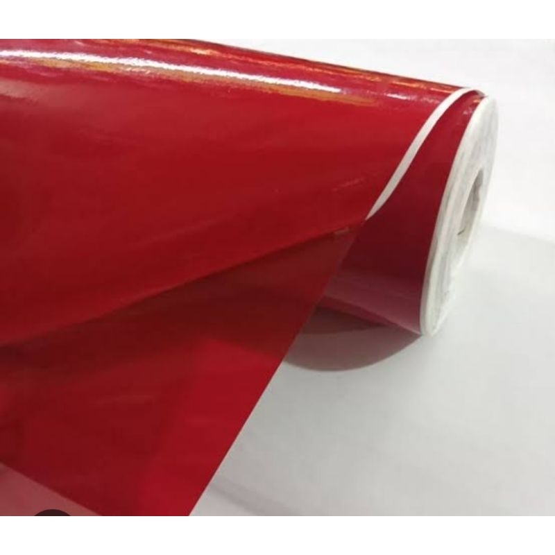 Jual Scotlite Sticker Merah transparan/ merah tembus bidang 22cm ...