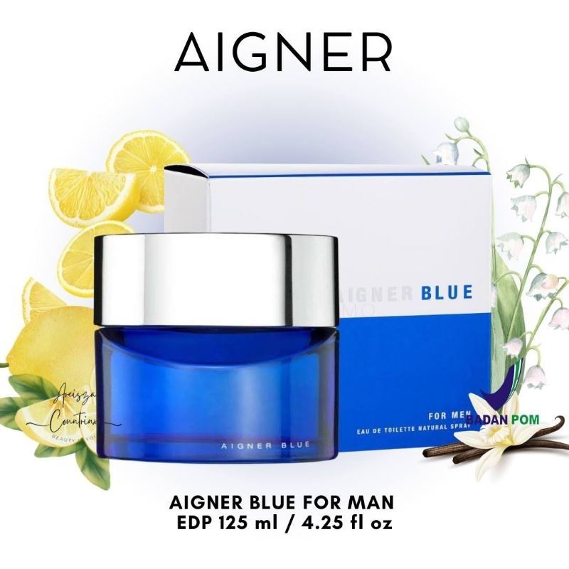 Jual Parfum Aigner Blue for Men EDT 125ml (Box Tester Original BPOM ...