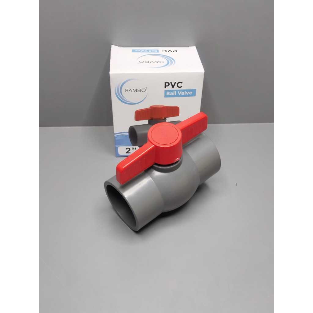 Jual Ball Valve 2 Inch Stop Kran PVC 2 Inch Sambo Stop Kran Plastik 2 ...