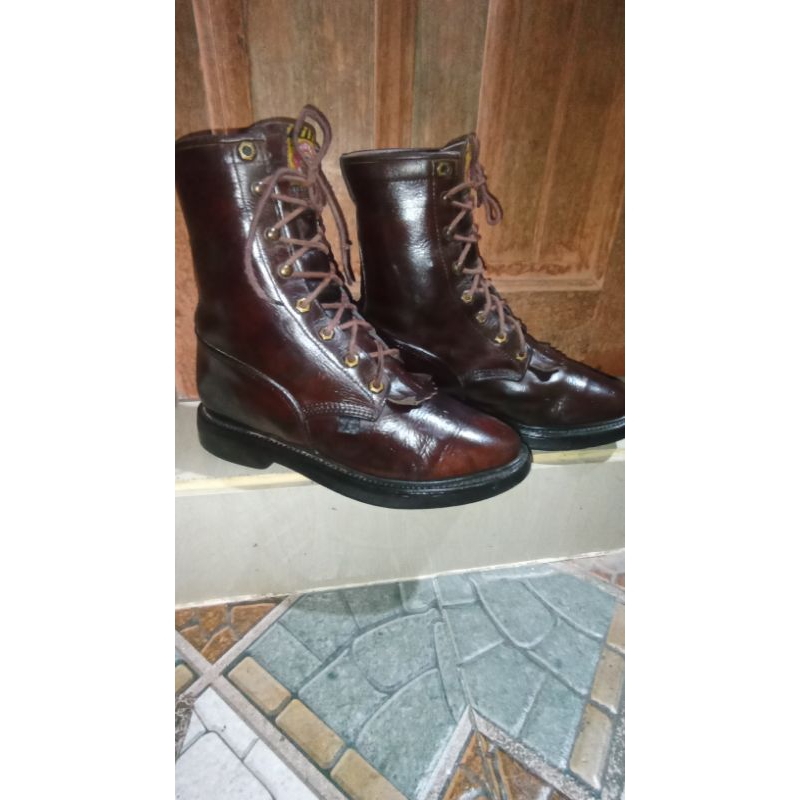 Jual TREKKING AND WORKBOOTS ORIGINAL USA BY JUSTIN STYLE 760 SZ 40-41 ...