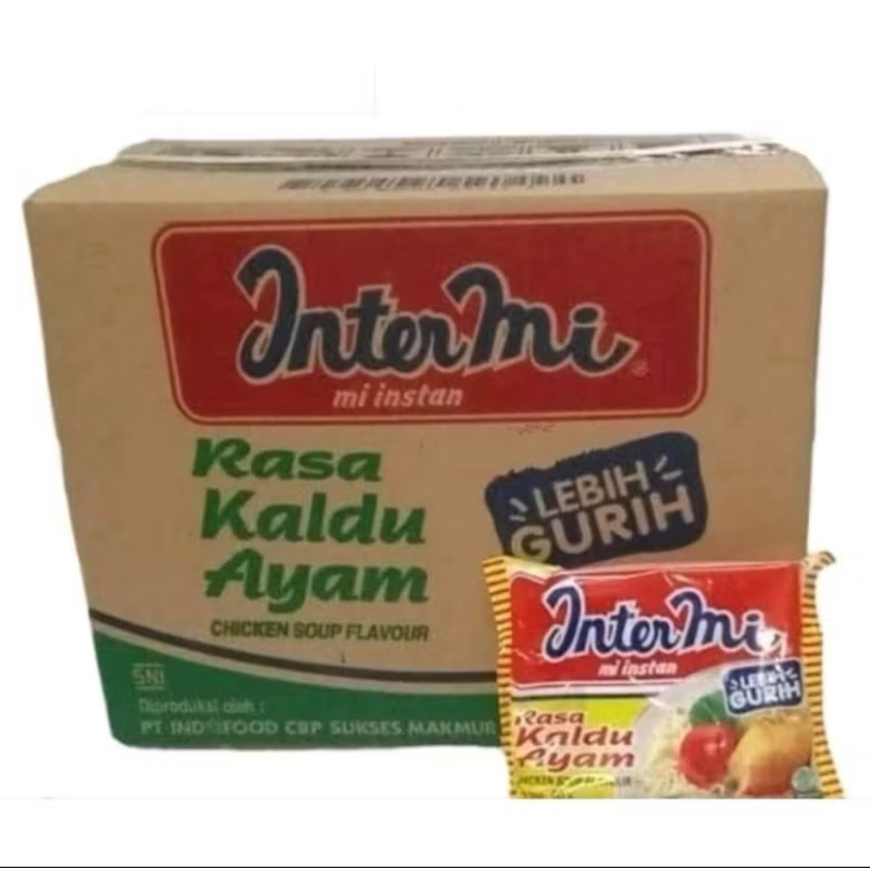 Jual Intermi Kuah Kaldu Ayam 1 dus isi 40 pcs @ 60 gr | Shopee Indonesia