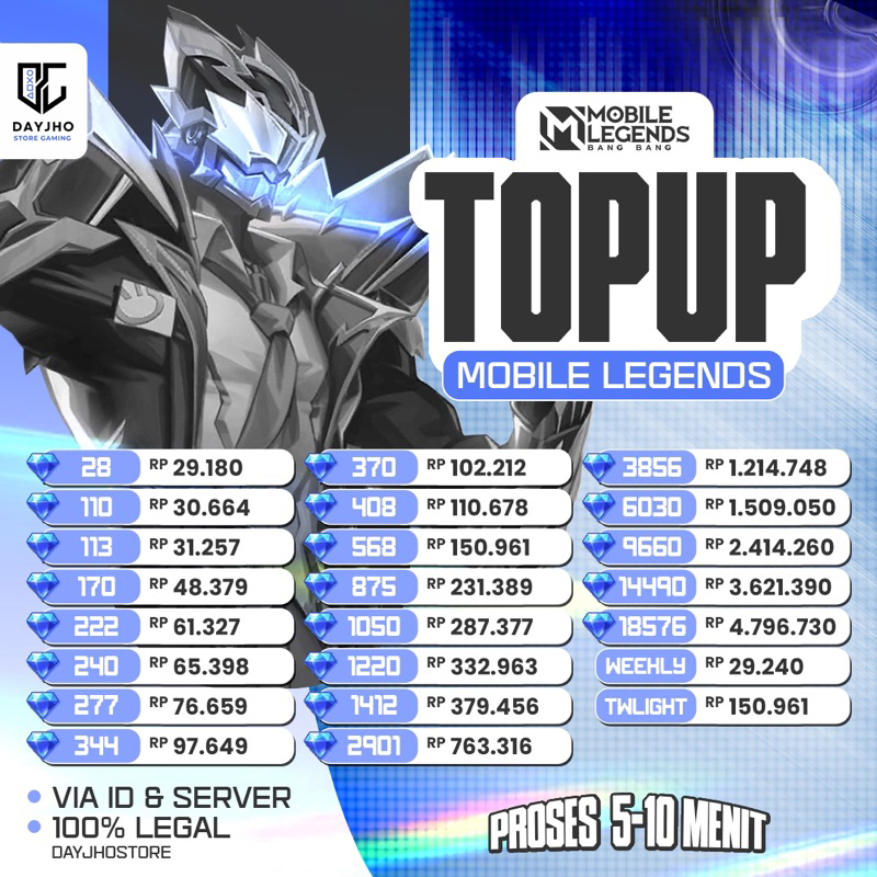 Jual FASTT MLB B MOBILE LEGENDS RESELLER | Shopee Indonesia