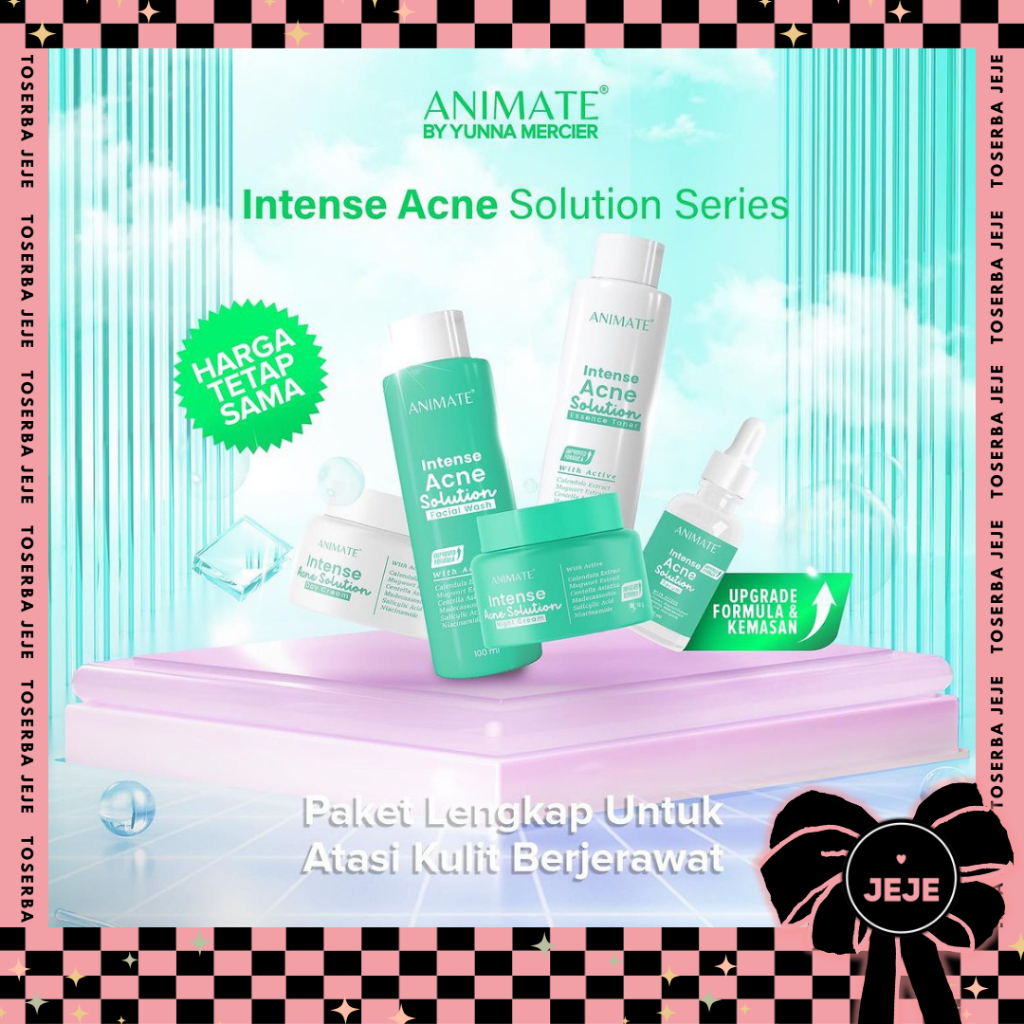 Jual ANIMATE Acne Solution Series | Serum Day / Night Cream / Paket ...