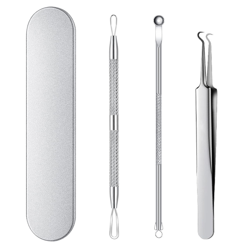 Jual Set 3 pcs Pinset Jarum Jerawat Komedo - Set 3in1 Facial Wajah ...