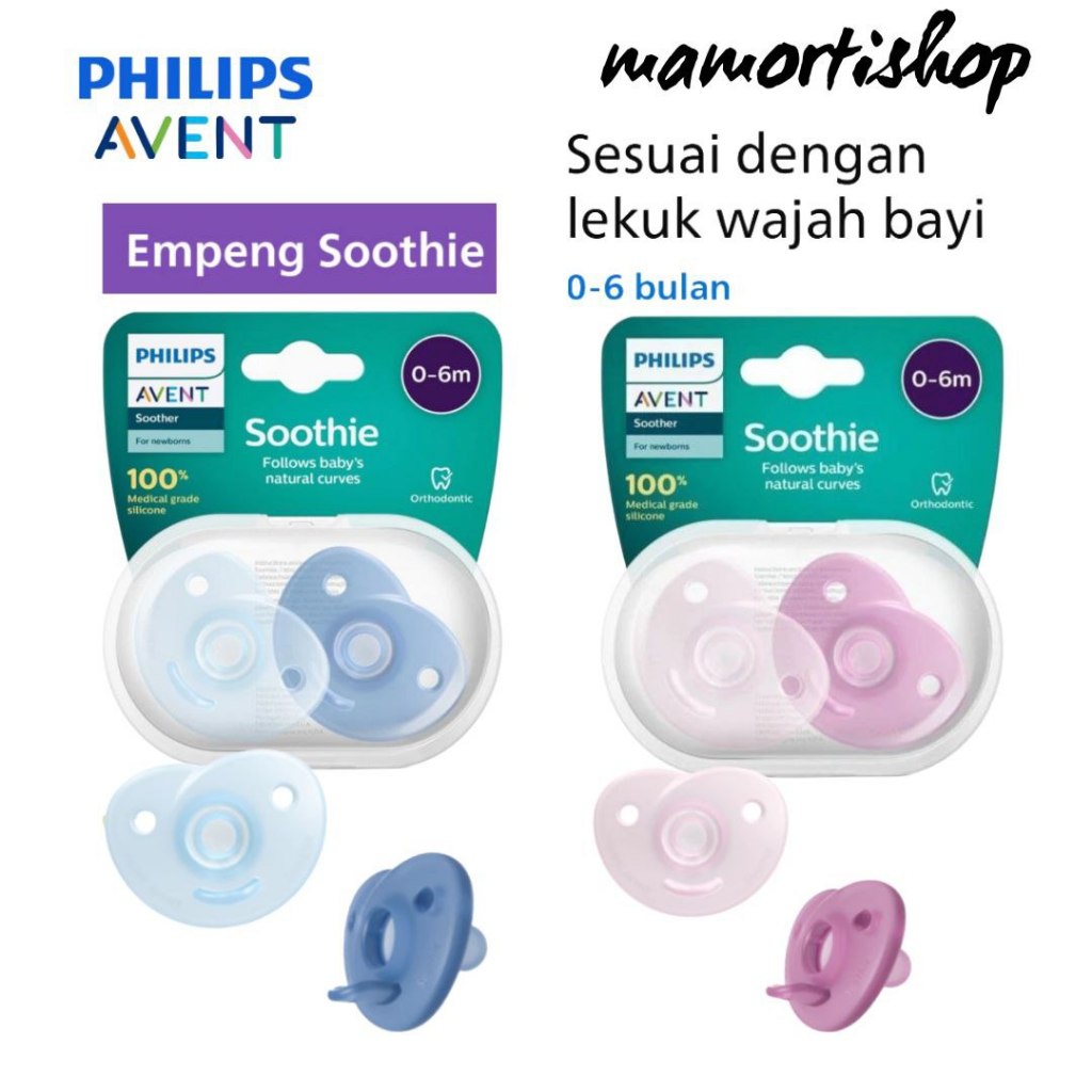 Jual Philips Avent Soother Heart Soothie| Avent Soothie|Empeng Bayi New ...