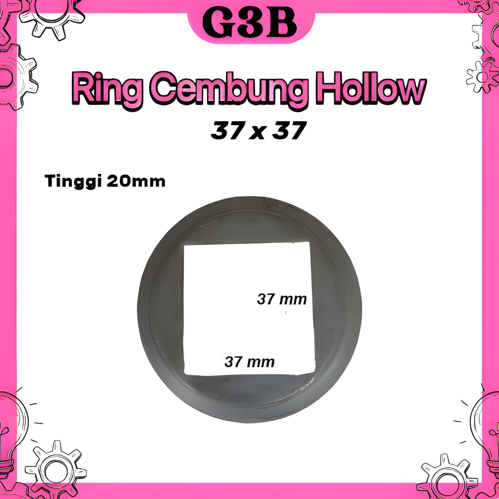 Jual ring bulat pipa hollow 37x37 kaki ring cembung ornamen pintu pagar ...