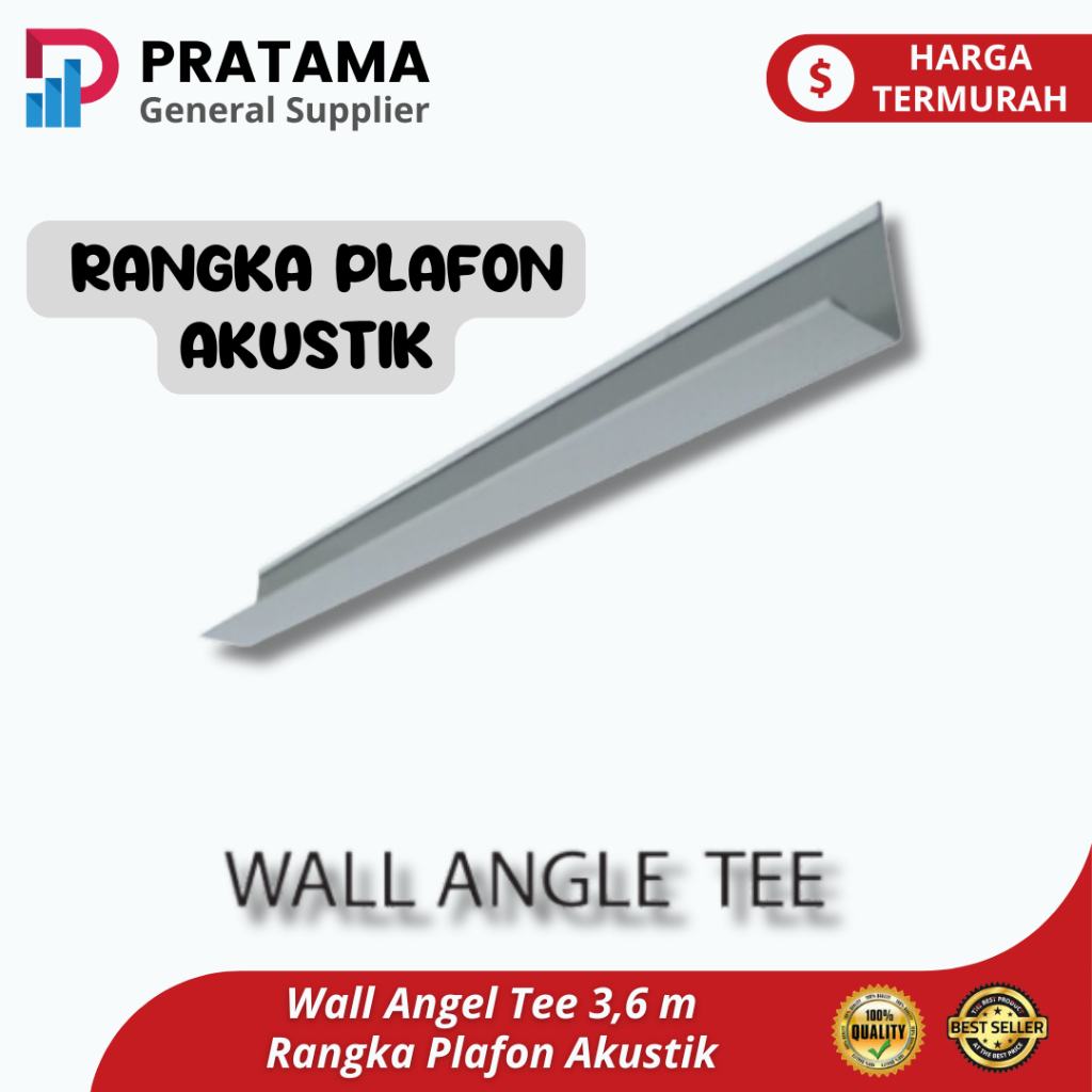 Jual Wall Angle Tee 3,6m - Rangka plafon Akustik atau Gyptile ...