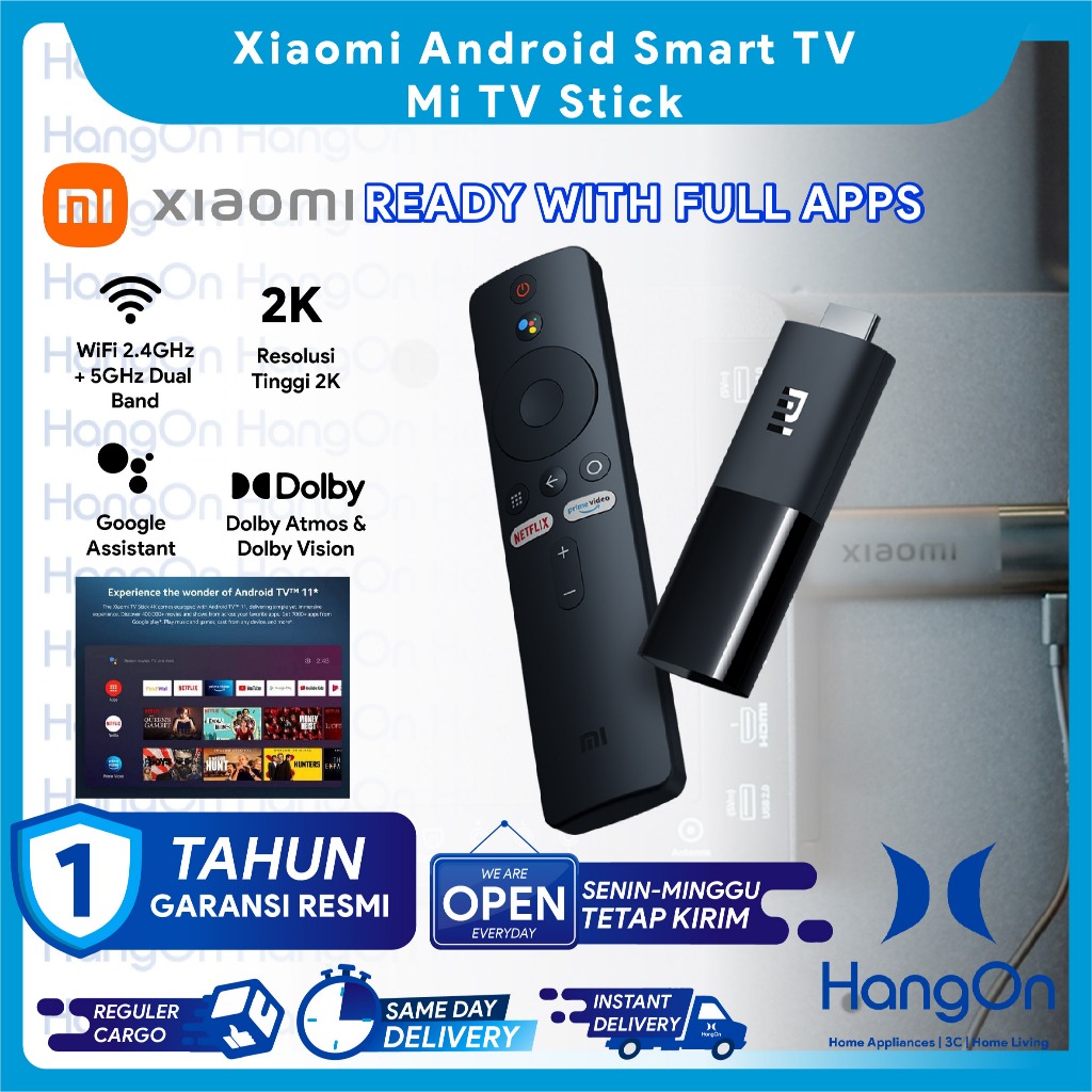 Jual XIAOMI Mi TV Stick Android TV Full HD Quadcore Mi TV Stik Global ...