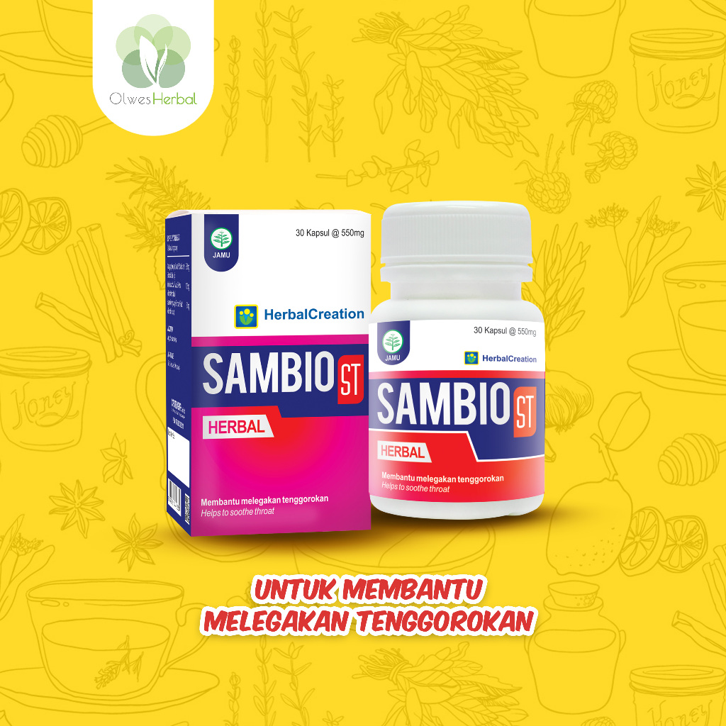 Jual Sambio ST / Melegakan Tenggorokan / Obat Tenggorokan ...