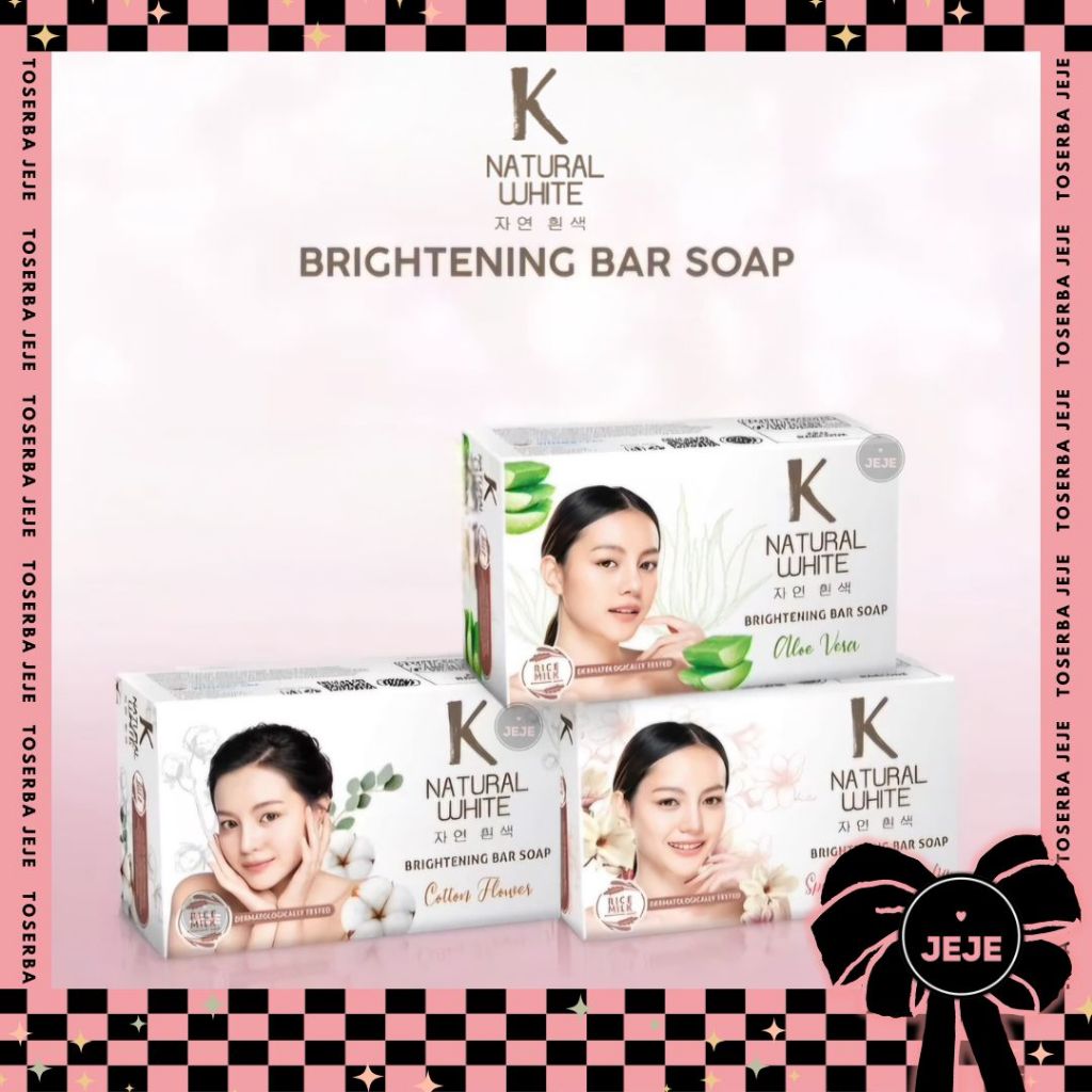 Jual K Natural White Bar soap 85gr | Sabun Mandi Batang | Shopee Indonesia