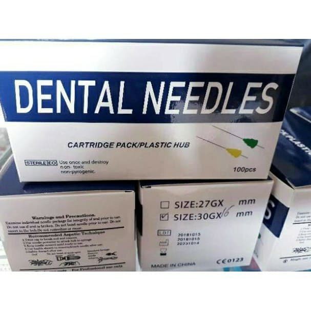 Jual Jarum Citoject/Needle citoject/Anestesi Jarum 30G 100 pcs | Shopee ...