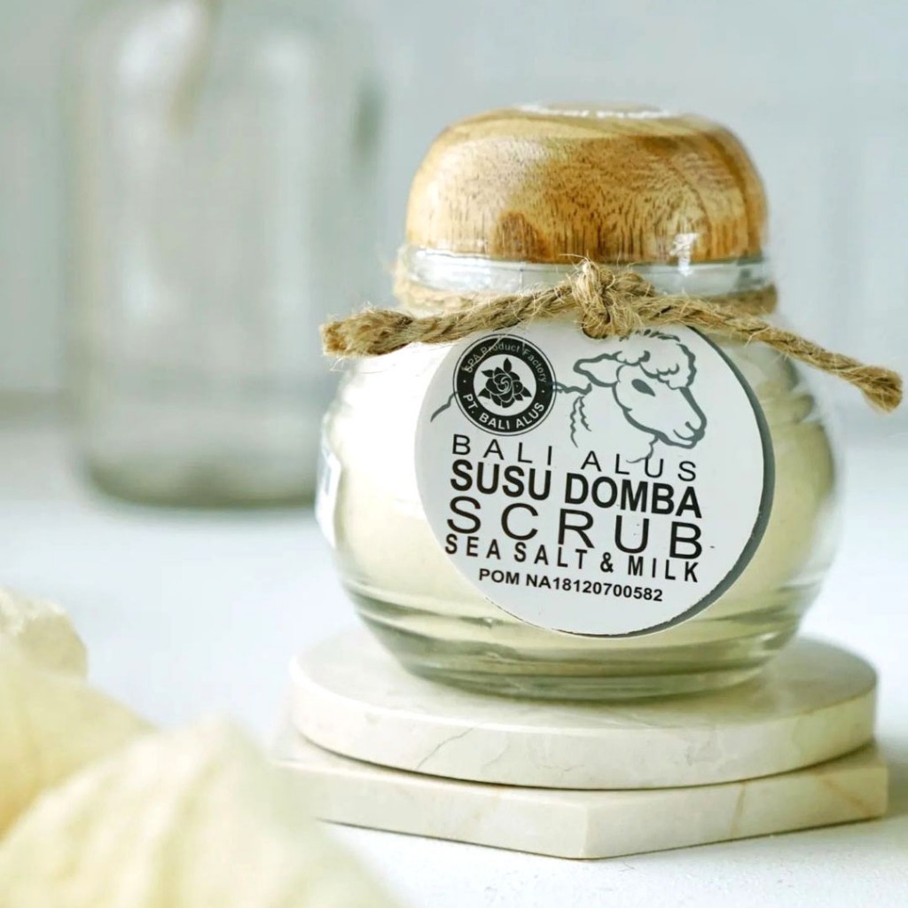 Jual Bali Alus Lulur Susu Domba Scrub Sea Salt & Milk | Shopee Indonesia