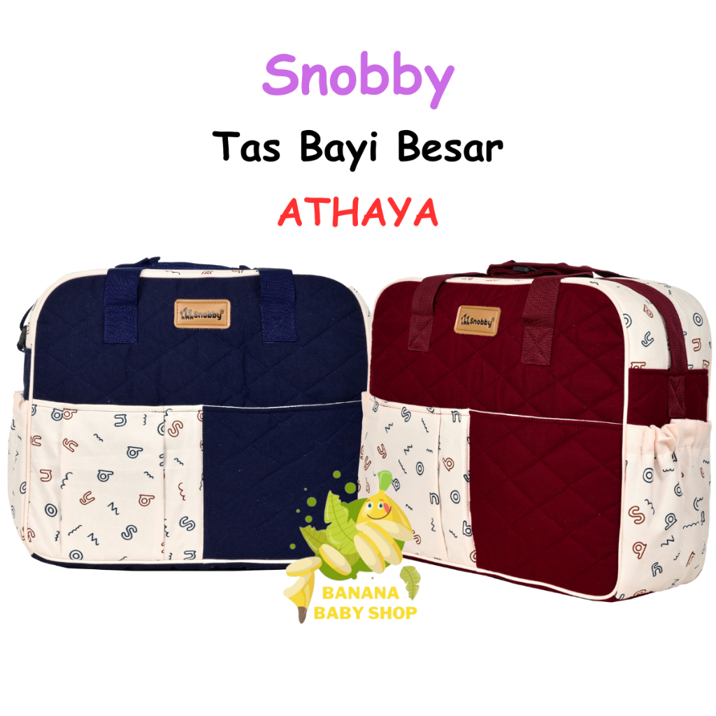 Jual Snobby Tas bayi besar multifungsi saku motif Athaya series SBT7775 ...