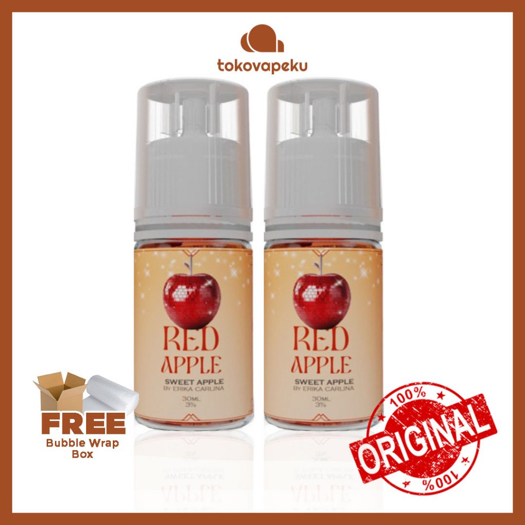 Jual FOOM RED APPLE SWEET APPLE SALTNIC 30MG FOOM RED APPLE 30ML by ...