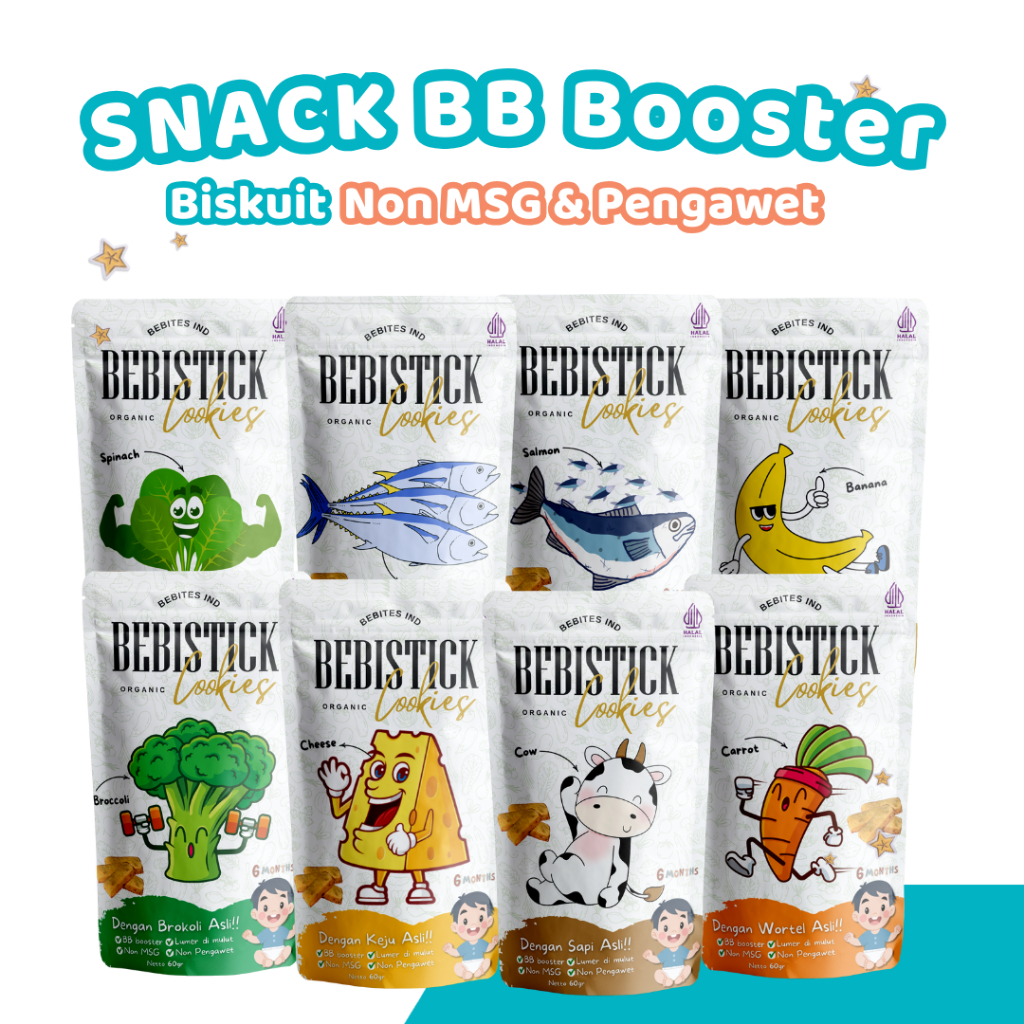 Jual [A4] Biskuit Cemilan Snack Bayi Makanan Camilan Anak Mpasi 6 Bulan ...
