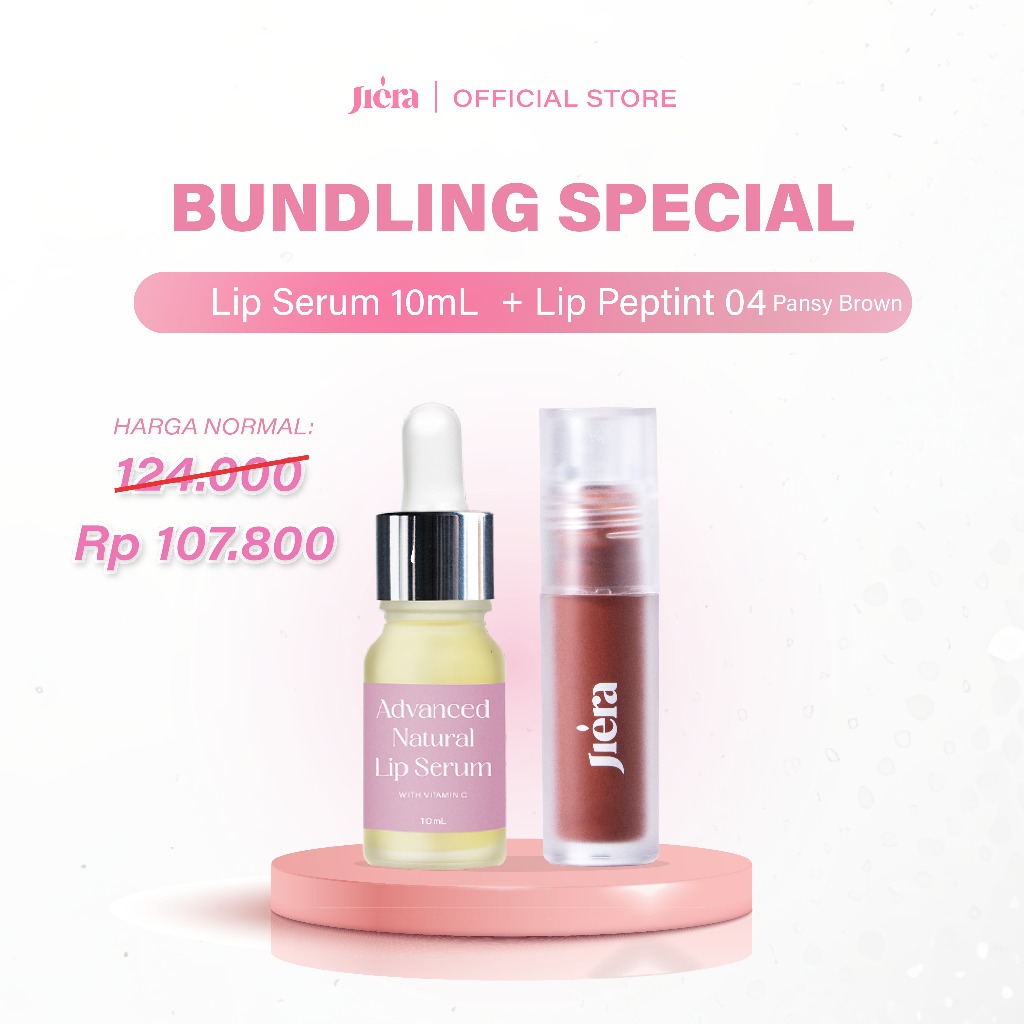 Jual [Bundling] JIERA Lip Peptint | Shade 0.4 Pansy Brown + JIERA ...
