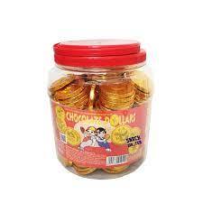Jual SNACK PERMEN COKLAT KOIN CHOCOLATE DOLLARS PUSAN TOPLES COKELAT ...