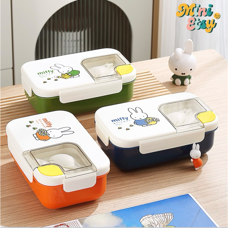 Jual MIFFY - Stainless steel lunch box with Cutlery | kotak makan bekal ...