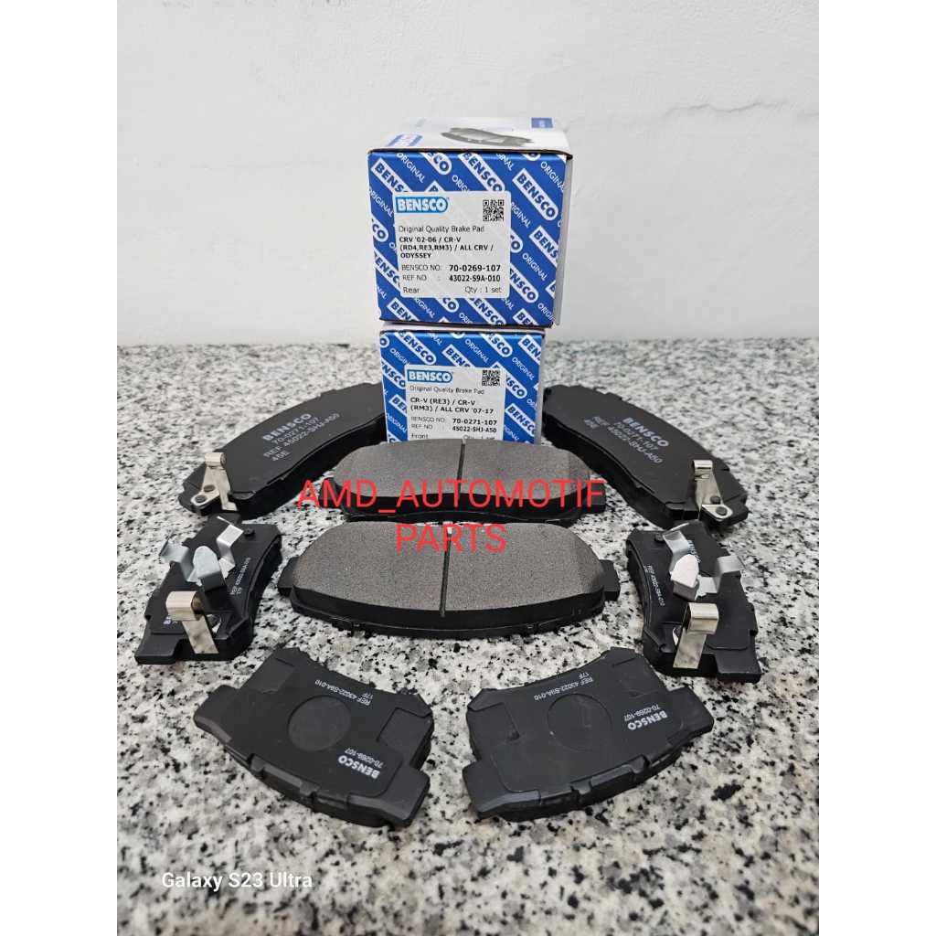 Jual KAMPAS REM DEPAN+BELAKANG CRV GEN 3 KANVAS REM DEPAN+BELAKANG HONDA CRV CR-V GEN 3 ORIGINAL ...