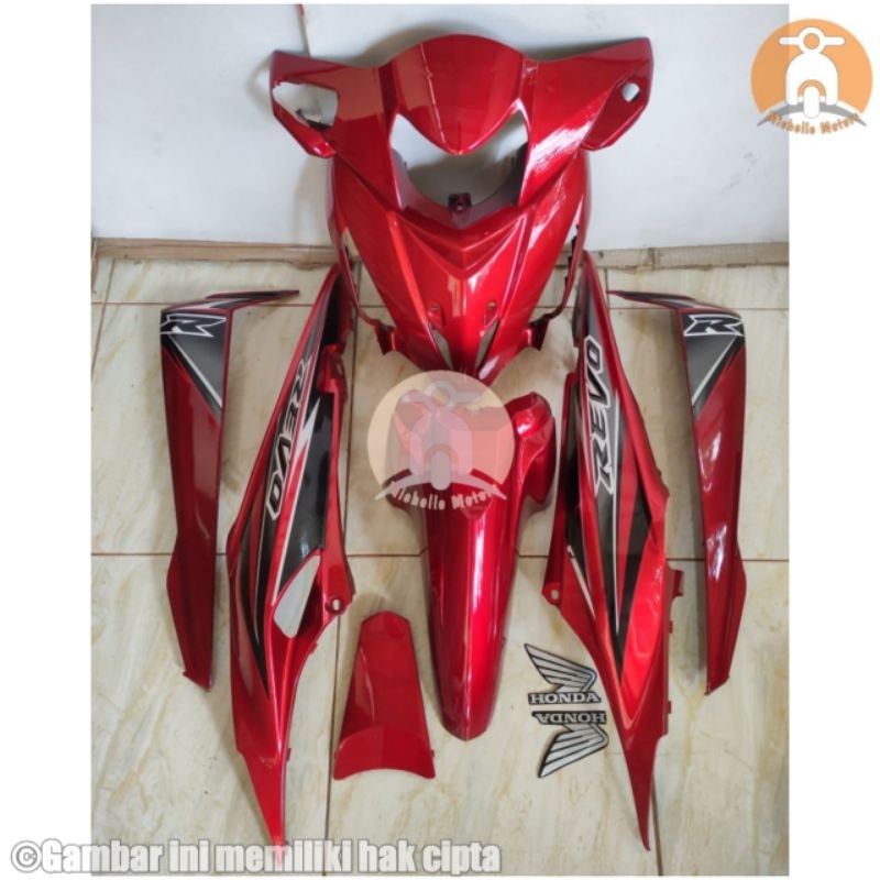 Jual COVER BODY HALUS HONDA REVO TAHUN 2007-2009/FULL HALUS BODI REVO ...