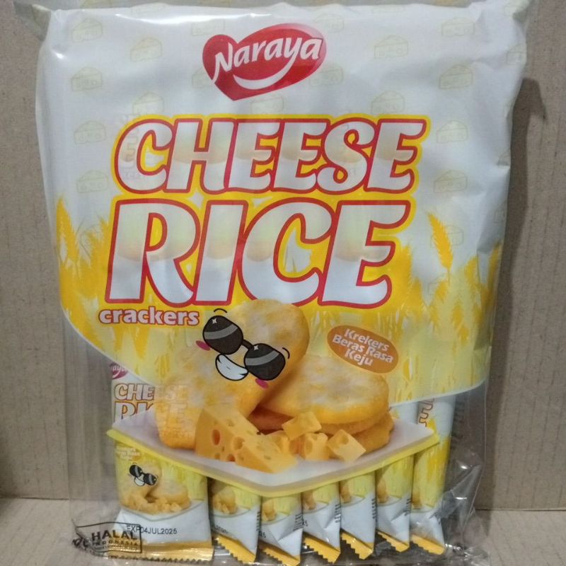 Jual Naraya Cheese Rice Crackers 96g | Shopee Indonesia