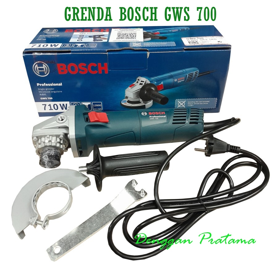 Jual Bosch Mesin Gerinda Gurinda Grinda Tangan GWS 700 4 Inch | Shopee ...