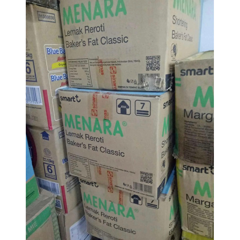 Jual Mentega Putih Menara Shortening ( 1 Dus 15 Kg ) | Shopee Indonesia